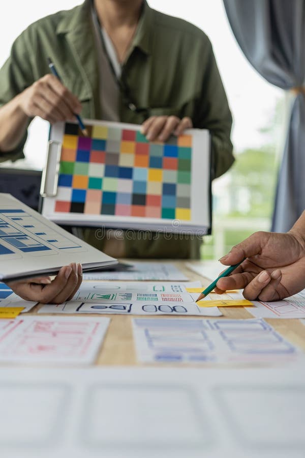 The Web Ux Ui Design Team is Writing Code and Layers To Customize the ...