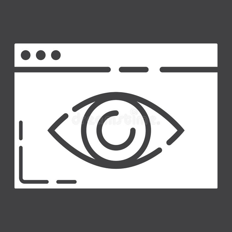 Computer Network Visibility Icon Stock Illustrations – 208 Computer ...