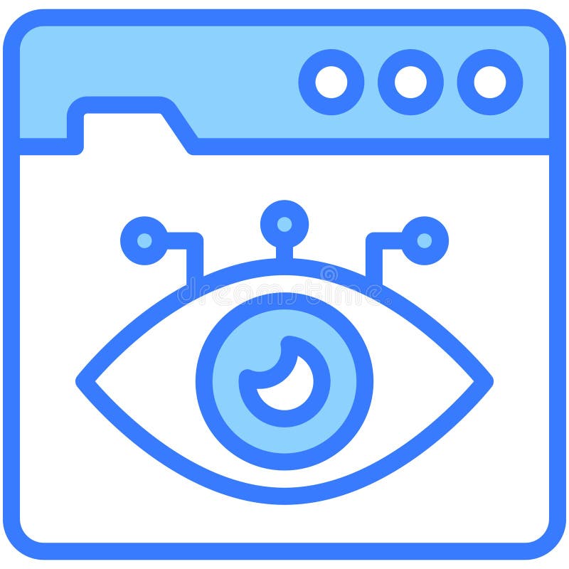 Web Vision Icon. User Interface Vector Illustration, As a Simple Vector ...