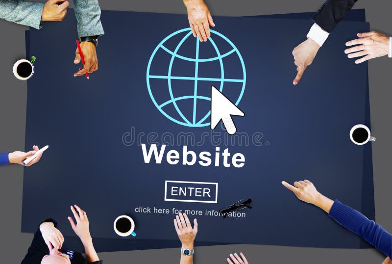 Web Website WWW Browser Internet Networking Concept Stock Photo - Image ...