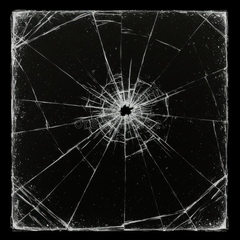 Web of White Lines, Cracked on a Dark, Broken Backdrop Stock ...