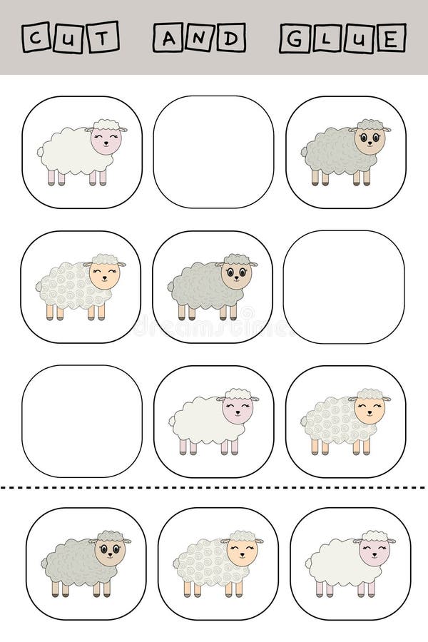 Worksheet vector design stock illustration. Illustration of preschool ...