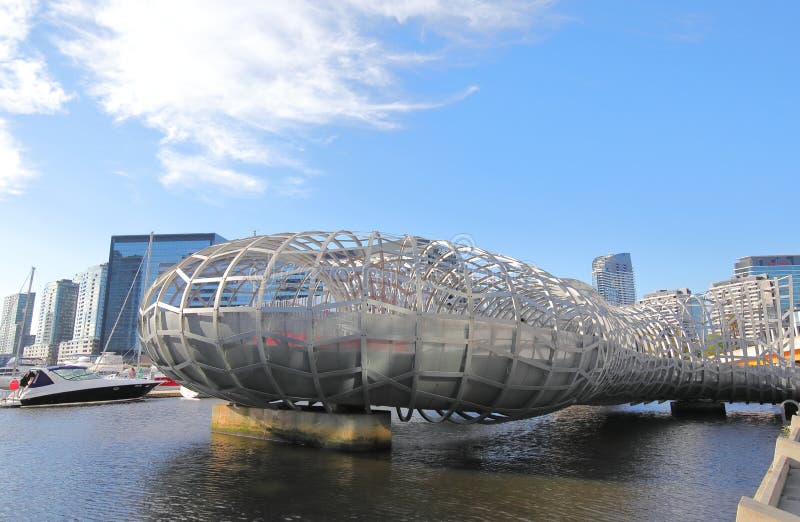 Webb Bridge Melbourne Australia Editorial Photography - Image of travel ...