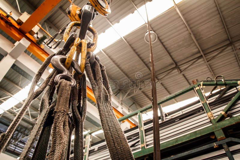 Webbing Slings, Lifting Accessories Stock Image - Image of handling ...