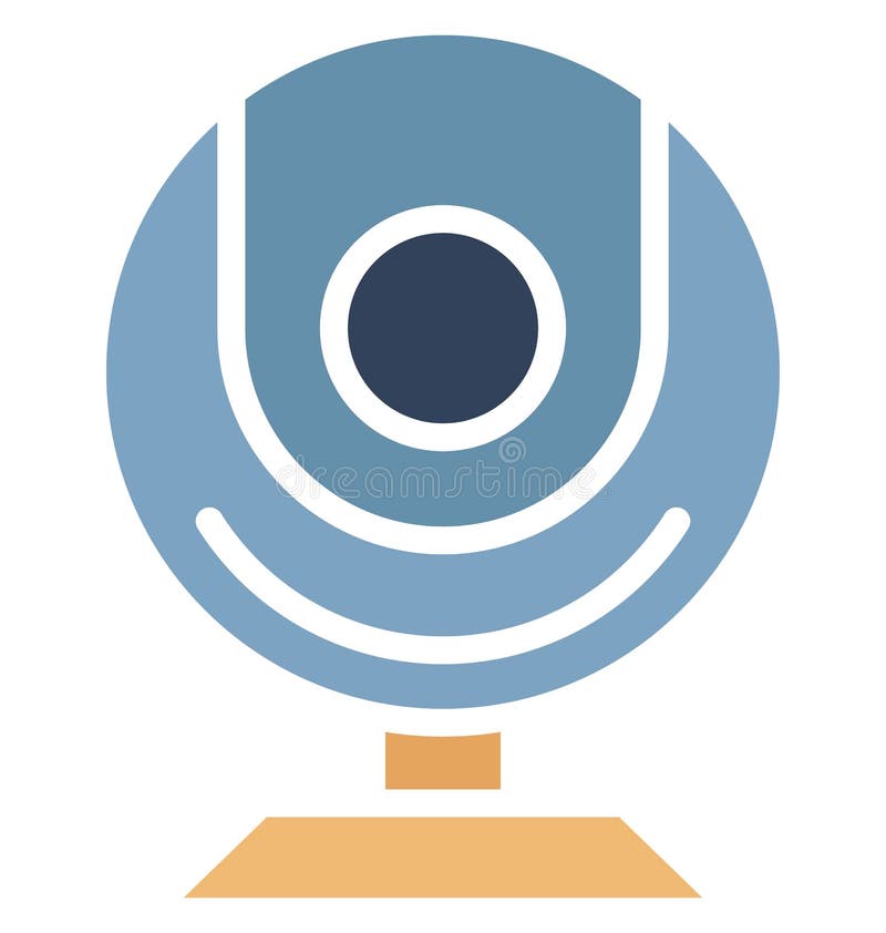 Webcam, Camera Isolated Vector Icon Which Can Easily Modify or Edit ...