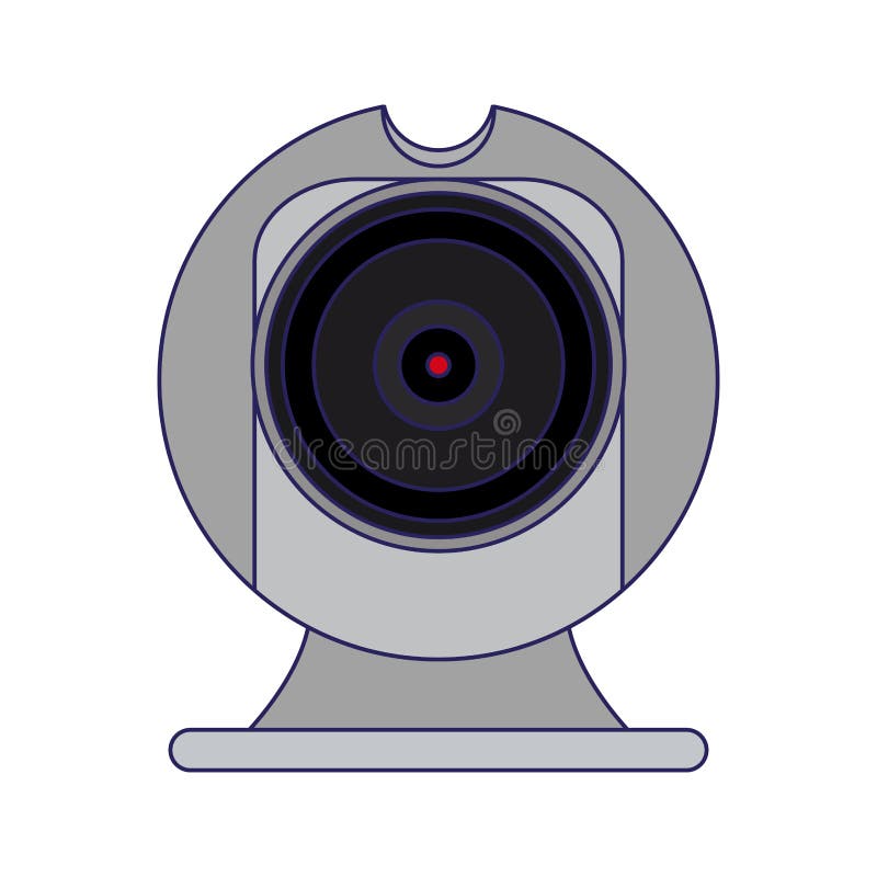 Webcam Chat Technology Device Stock Vector - Illustration of graphic ...