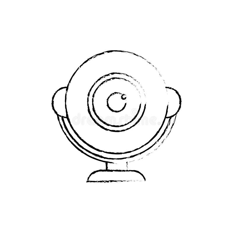 Webcam computer device stock illustration. Illustration of connection ...