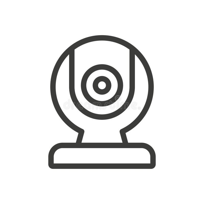 Webcam Icon Simple Outline Vector Logo Stock Vector - Illustration of symbol, website: 341394390