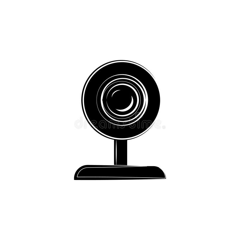 Webcam icon symbol sign stock vector. Illustration of optic - 110823132