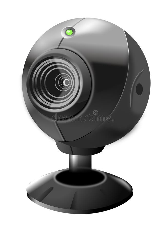 Webcam illustration stock illustration. Illustration of genius - 14226031