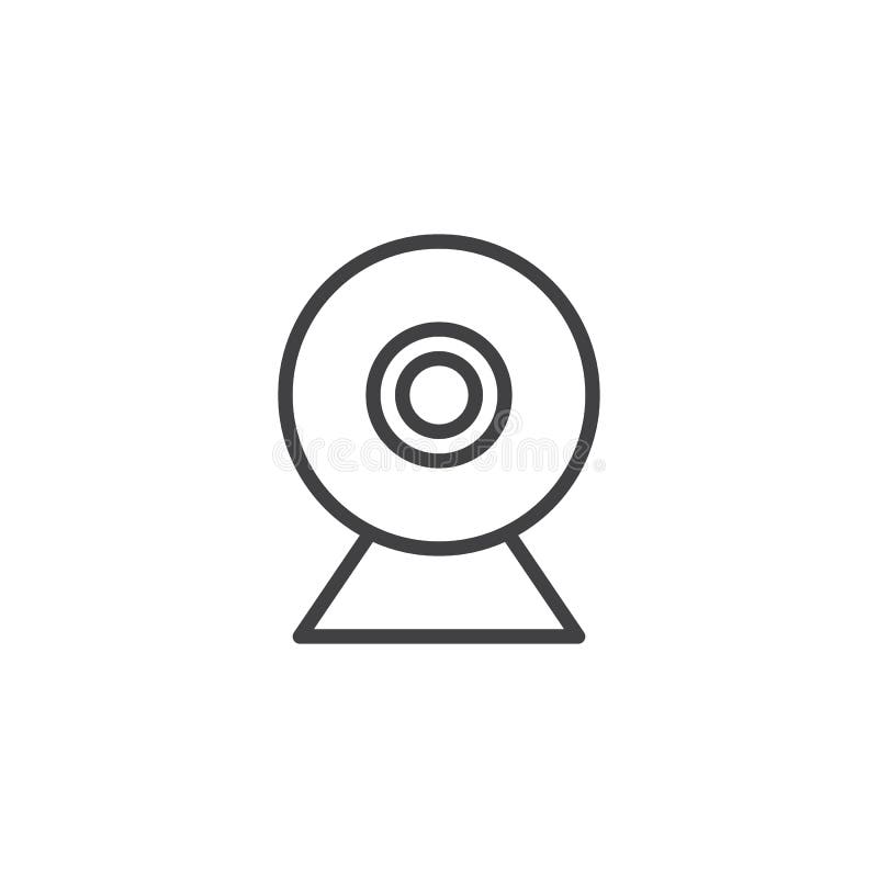 Webcam line icon stock vector. Illustration of sign - 108615957 Webcam line icon stock vector. Illustration of sign - 108615957