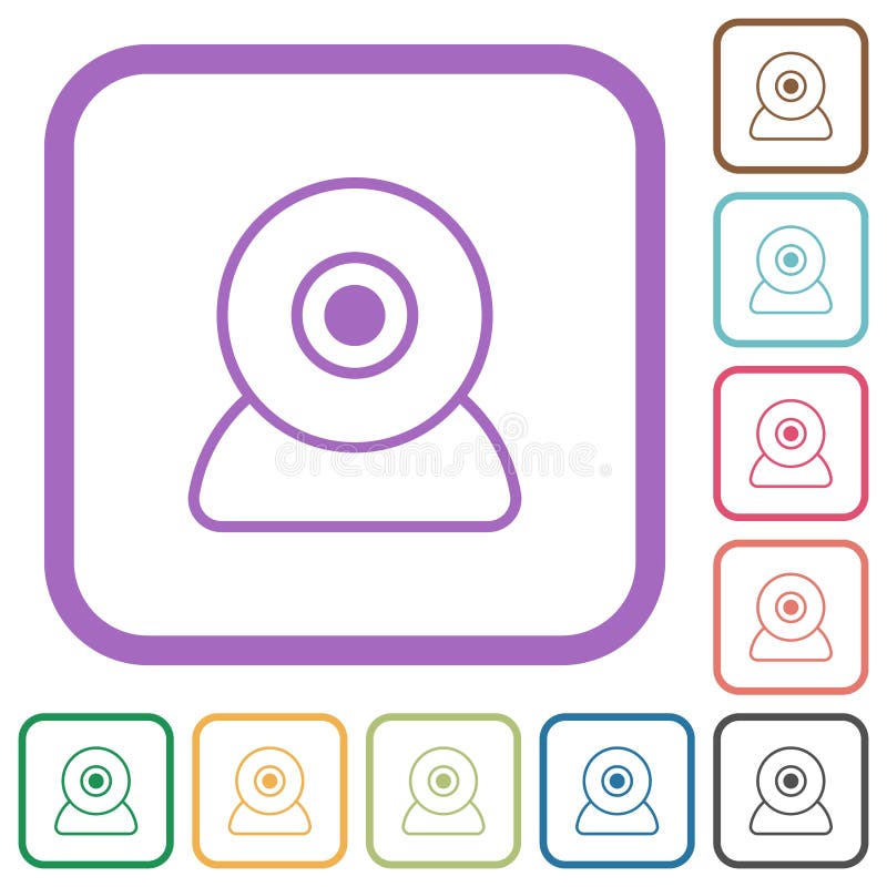 Webcam Outline Stock Illustrations – 4,965 Webcam Outline Stock ...