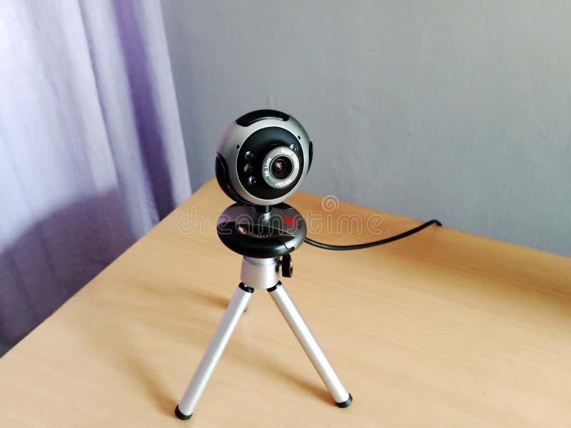 Webcam with Stand for Desktop Computer an Accessory Visual Device ...