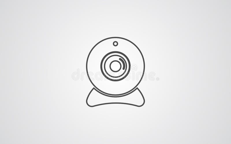 Webcam Vector Icon Sign Symbol Stock Vector - Illustration of ...