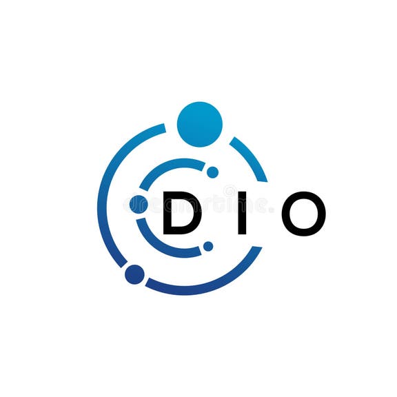 WebDIO Letter Logo Design on White Background. DIO Creative Initials ...