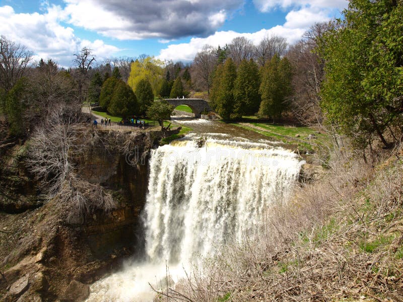 Weber Falls, Full of Discharge after the Rains, Hamilton, on, Canada ...