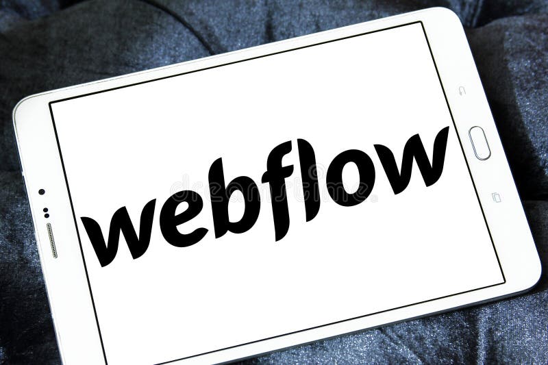 Webflow Software Company Logo Editorial Photography - Image of logos ...