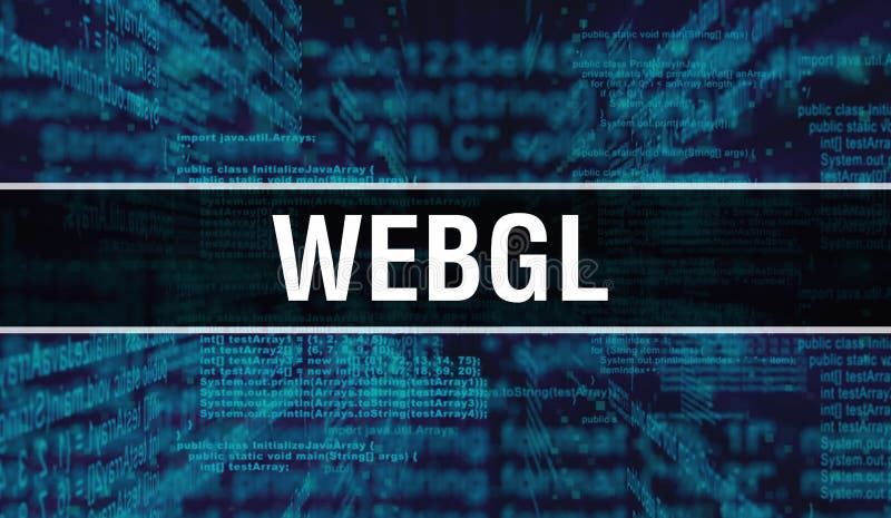 Webgl With Digital Java Code Text Webgl And Computer Software Coding 2950