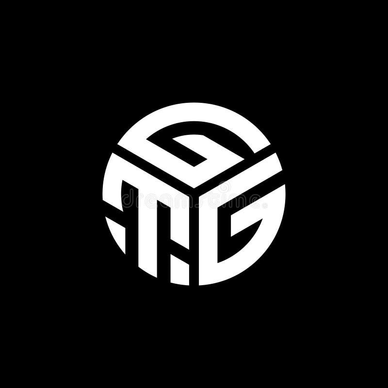 WebGTG Letter Logo Design on Black Background. GTG Creative Initials ...