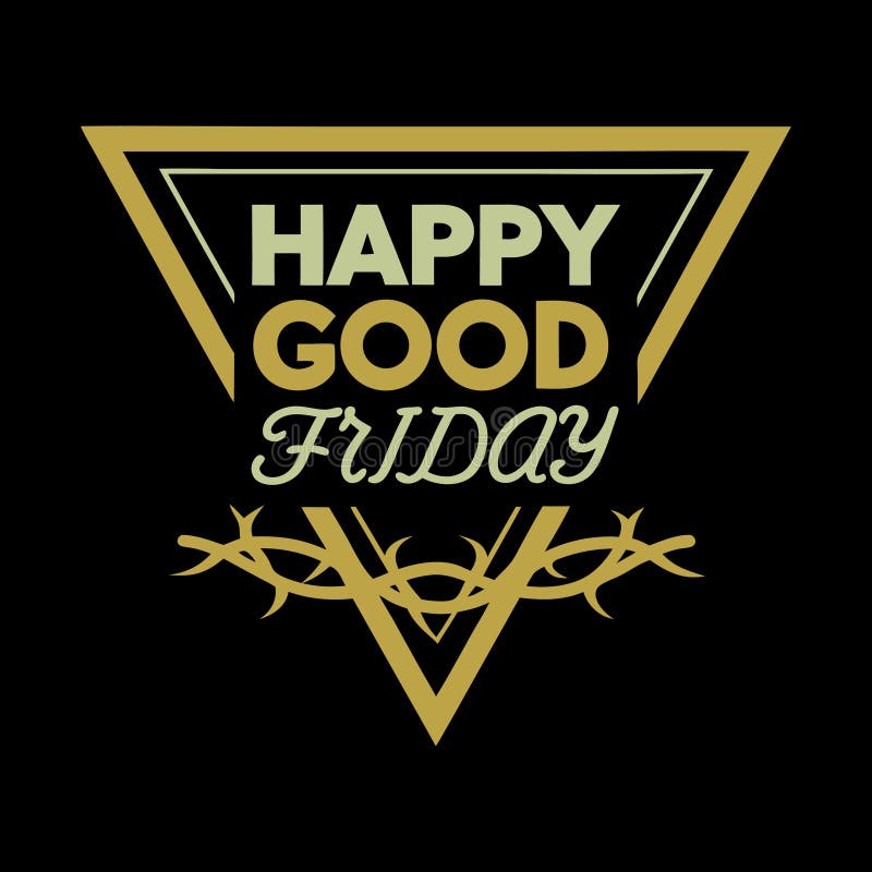 WebHappy Good Friday Typography Vector Art Illustration Stock Vector ...