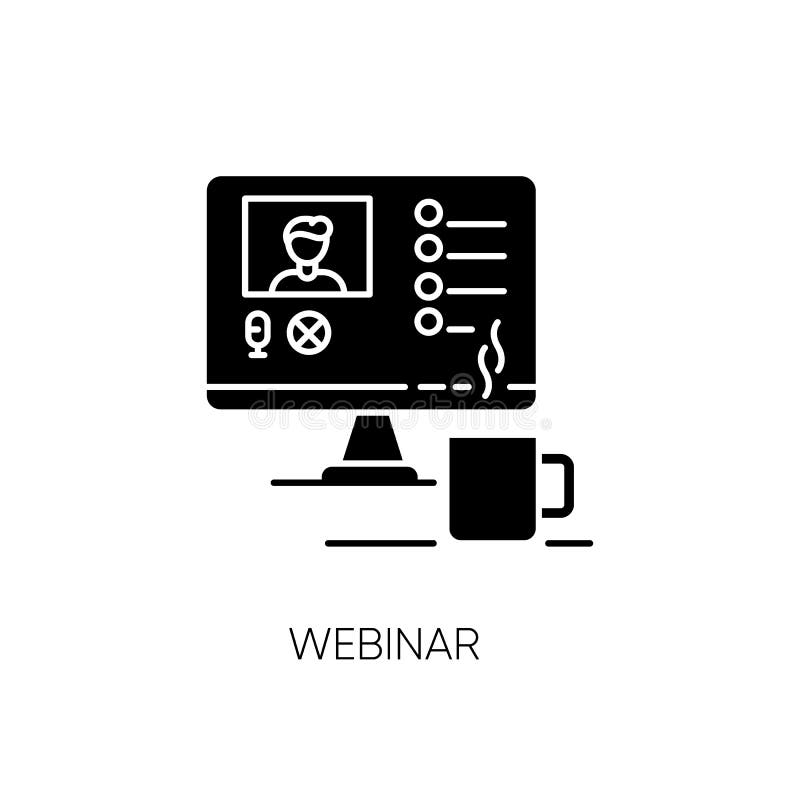 WEBINAR black stamp. stock illustration. Illustration of writing ...