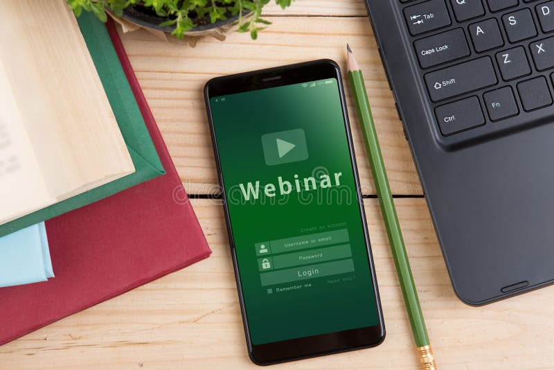 E - Learning Concept, Online Education Login or Registration Screen ...