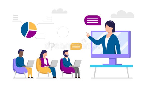 Virtual Lecture Stock Illustrations – 4,290 Virtual Lecture Stock ...