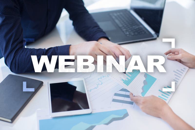 Webinar. E-Learning, Online Education Concept. Personal Development ...