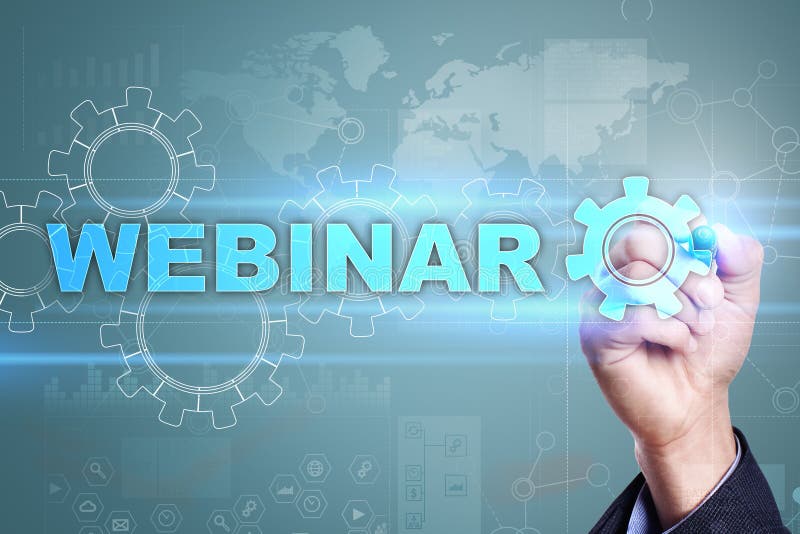 Webinar. E-Learning, Online Education Concept. Personal Development ...