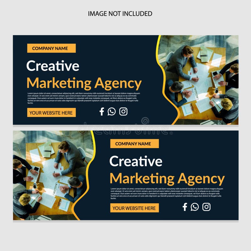 Webinar Horizontal Banner Design Template. Editable Modern Banner with ...