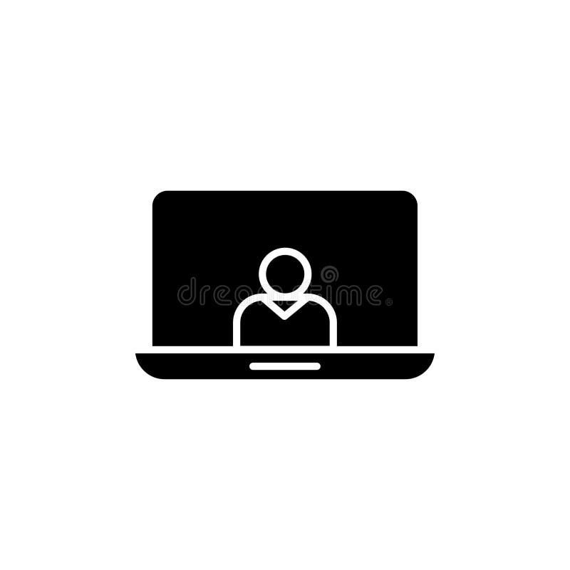 Webinar Icon Set. Online Training Video Virtual Workshop Vector Symbol ...