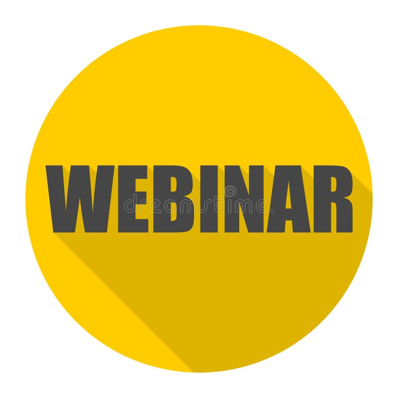 Webinar icon stock vector. Illustration of modern, icon - 110915017