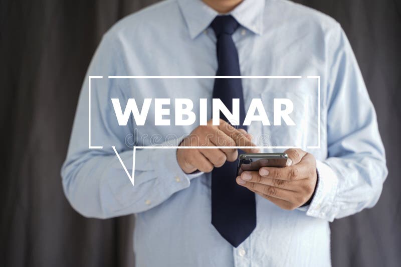 WEBINAR Man Hand on Table Business, Coffee, Split Tone Stock Image ...