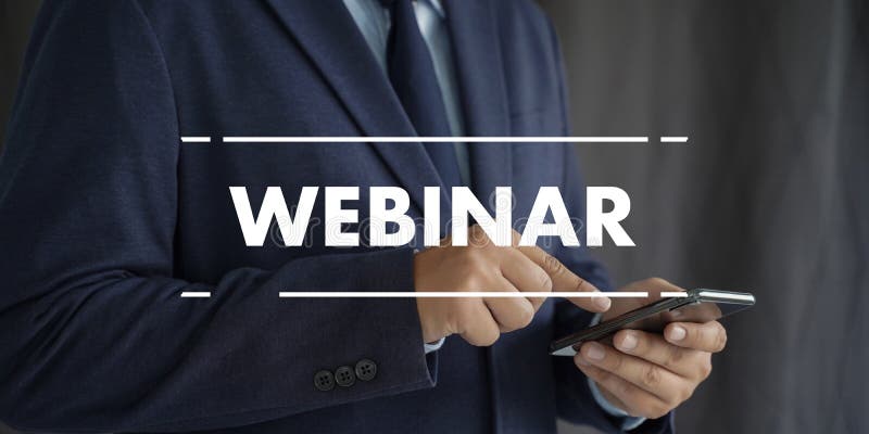 WEBINAR Man Hand on Table Business, Coffee, Split Tone Stock Image ...