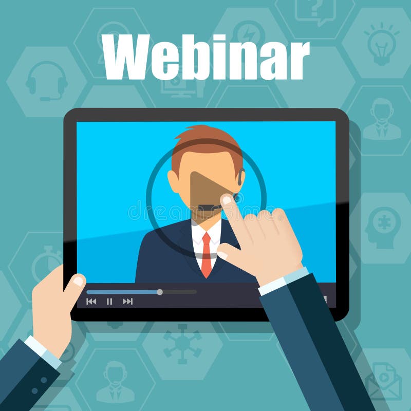 Webinar Training, Online Conference and Education Using Mobile Device ...