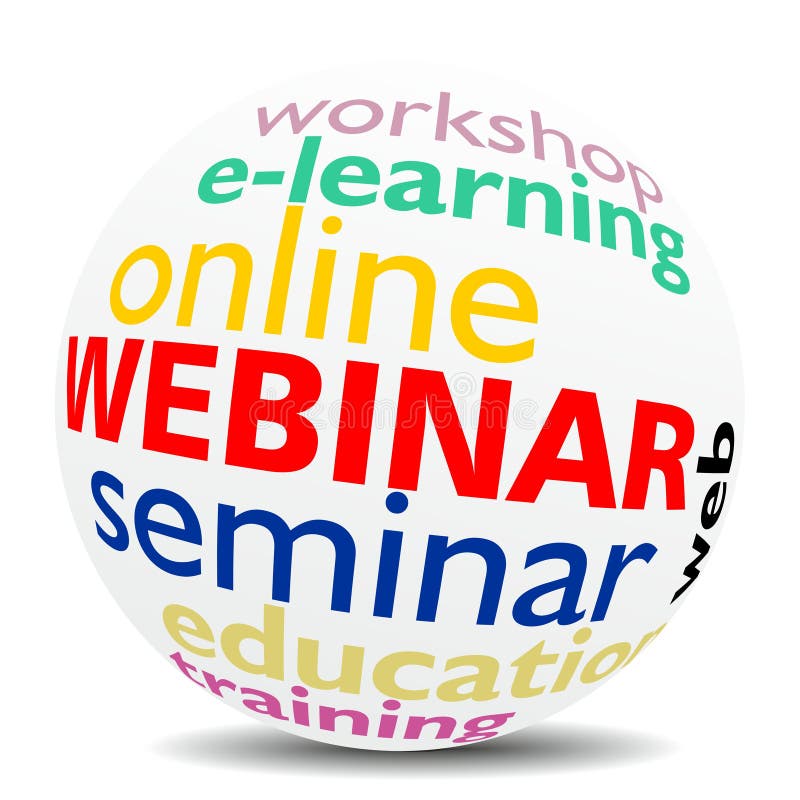 Webinar Concept, education stock illustration. Illustration of chat ...