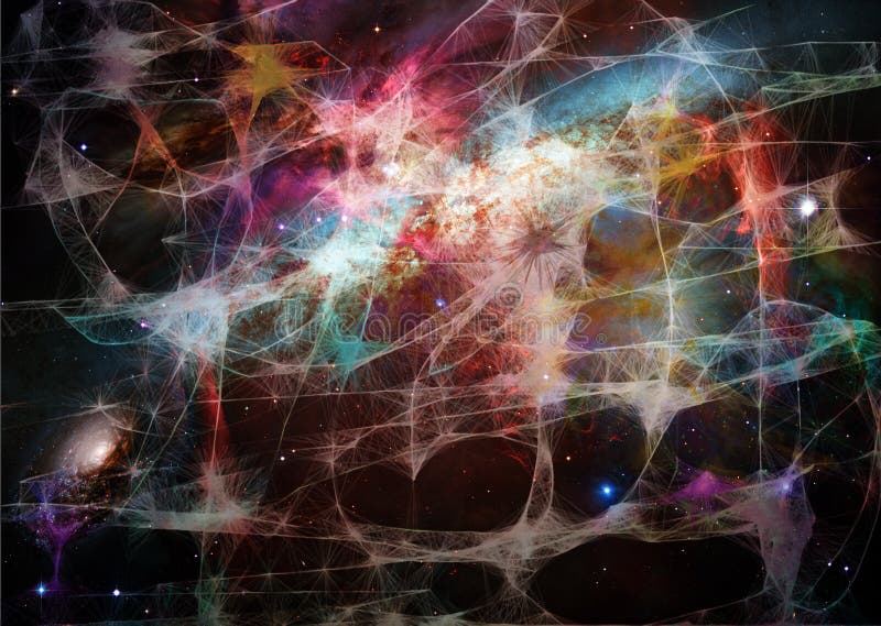 Weblike abstract stock illustration. Illustration of dimensions - 20250645