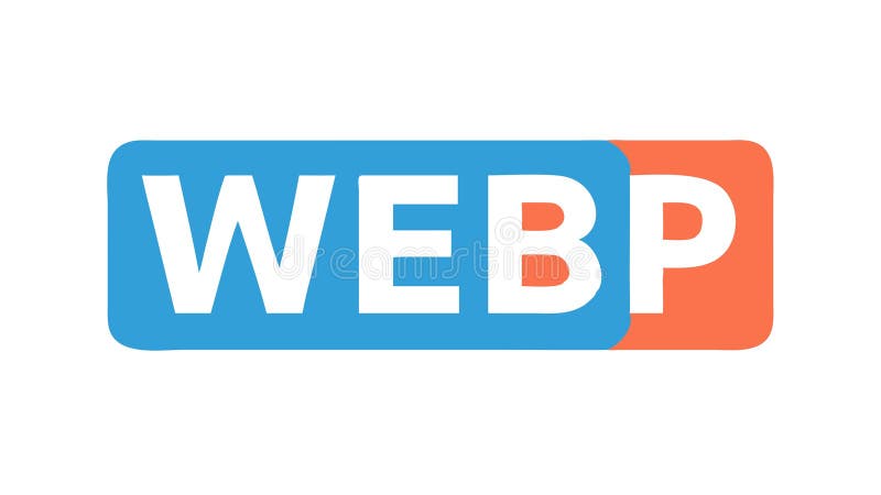 WEBP Format Icon. Web Image Optimization. Vector Design Generative AI Stock Vector ...