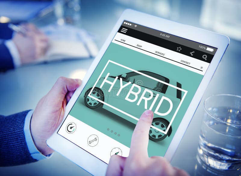 Webpage Car Information Searching Transportation Style Concept Stock ...