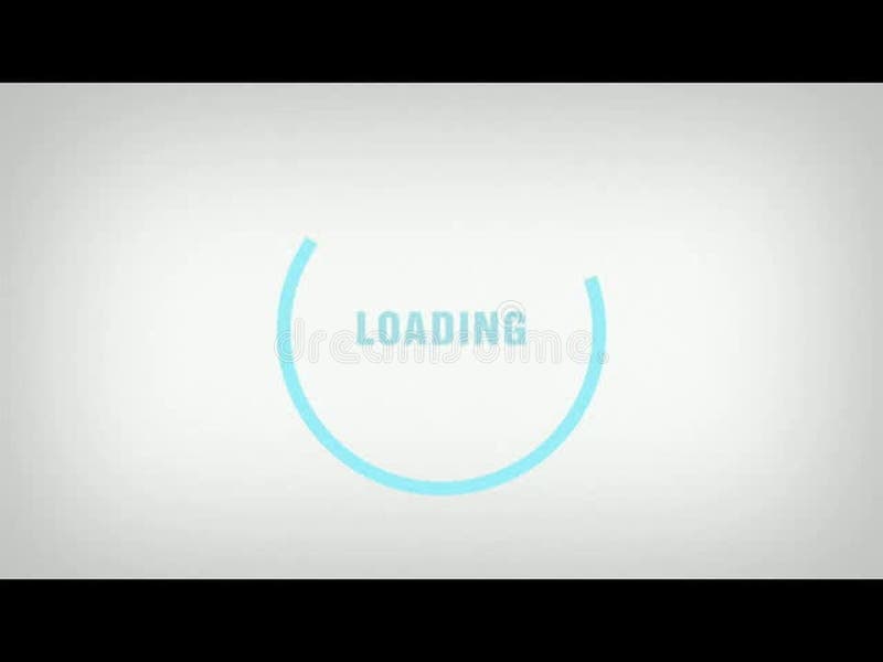 Internet Loading Screen Loop Generic Design Stock Video - Video of ...
