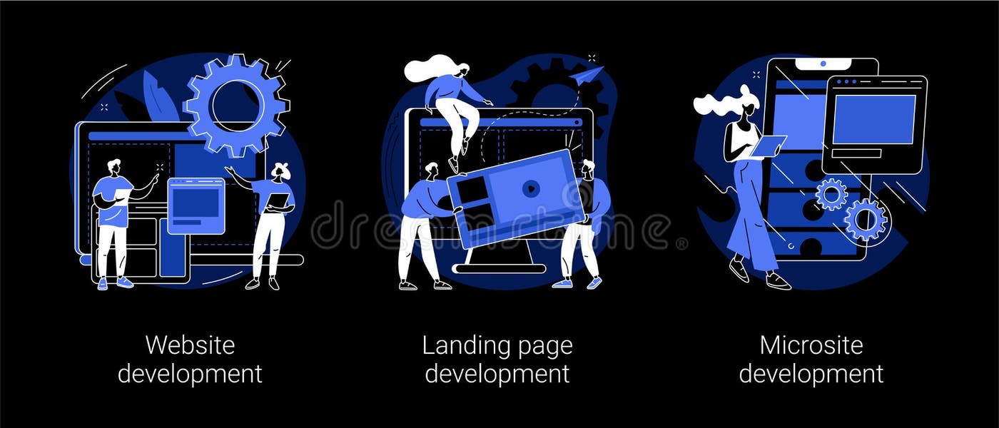 Microsite Layout Stock Illustrations – 33 Microsite Layout Stock ...