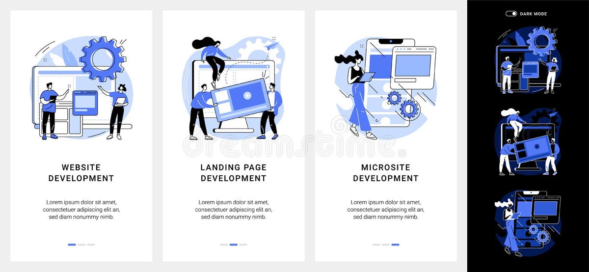 Microsite Layout Stock Illustrations – 28 Microsite Layout Stock Illustrations, Vectors ...
