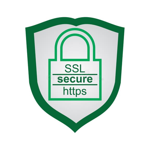 Webpage Security Icon with Shield Stock Vector - Illustration of secure ...