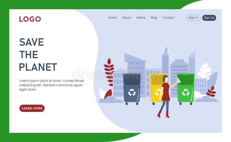 Conservation Webpage Stock Illustrations – 119 Conservation Webpage ...