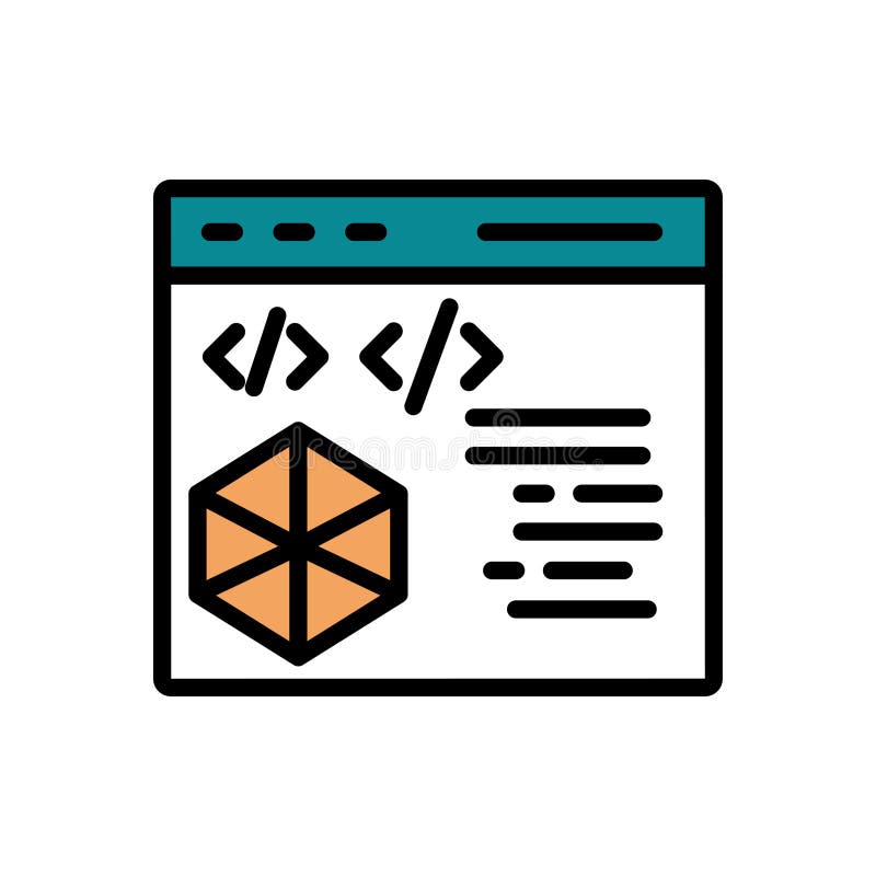 Webpage Software Coding Programming Internet Stock Illustration Illustration Of Development