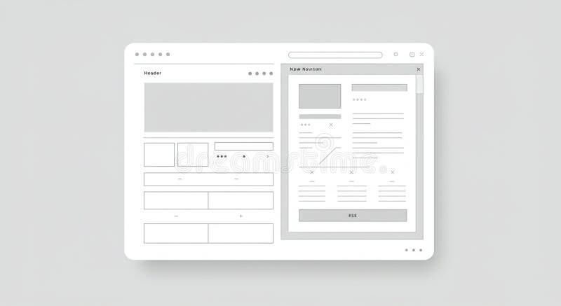 Multiple Rectangular Placeholder Blocks Stock Illustrations – 3 ...