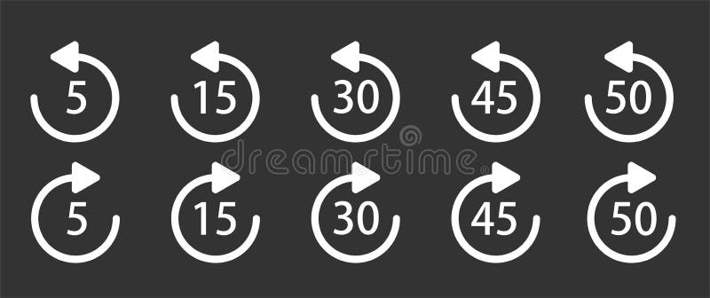30 Seconds Icon Stock Illustrations – 188 30 Seconds Icon Stock ...