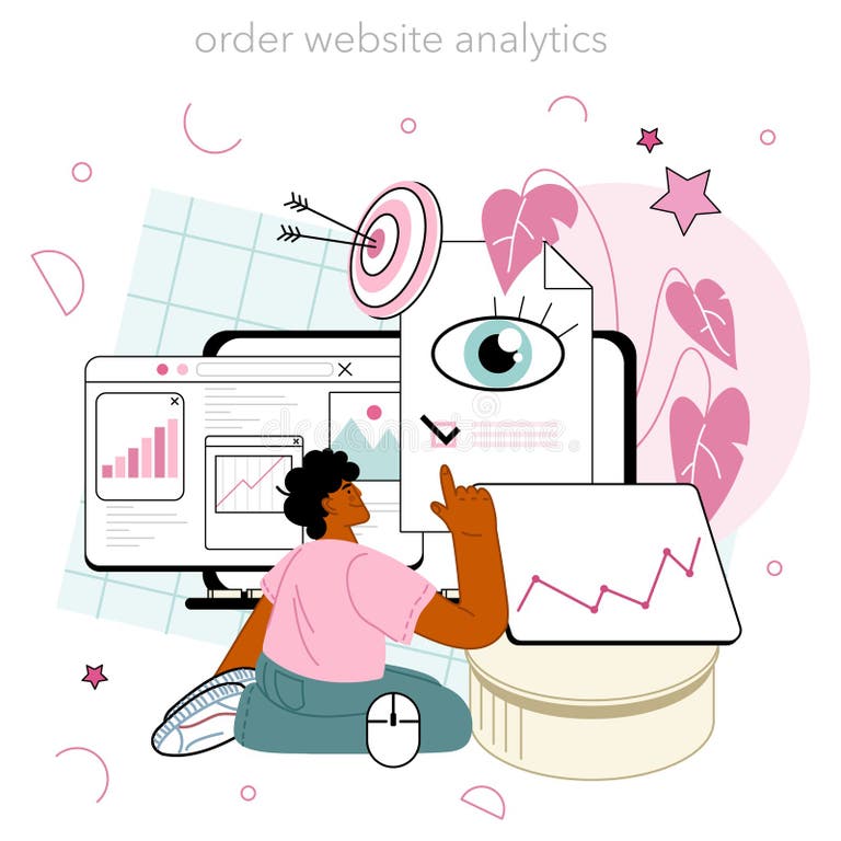 Website Analyst Online Service or Platform. Web Page Analysis Stock ...