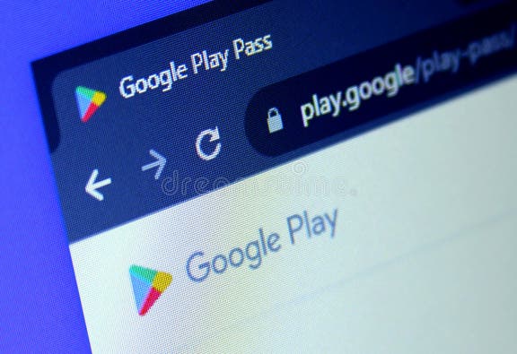 Google Play app logo editorial stock photo. Image of editorial - 297341088
