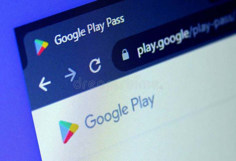 Google Play app logo editorial stock photo. Image of editorial - 297341088